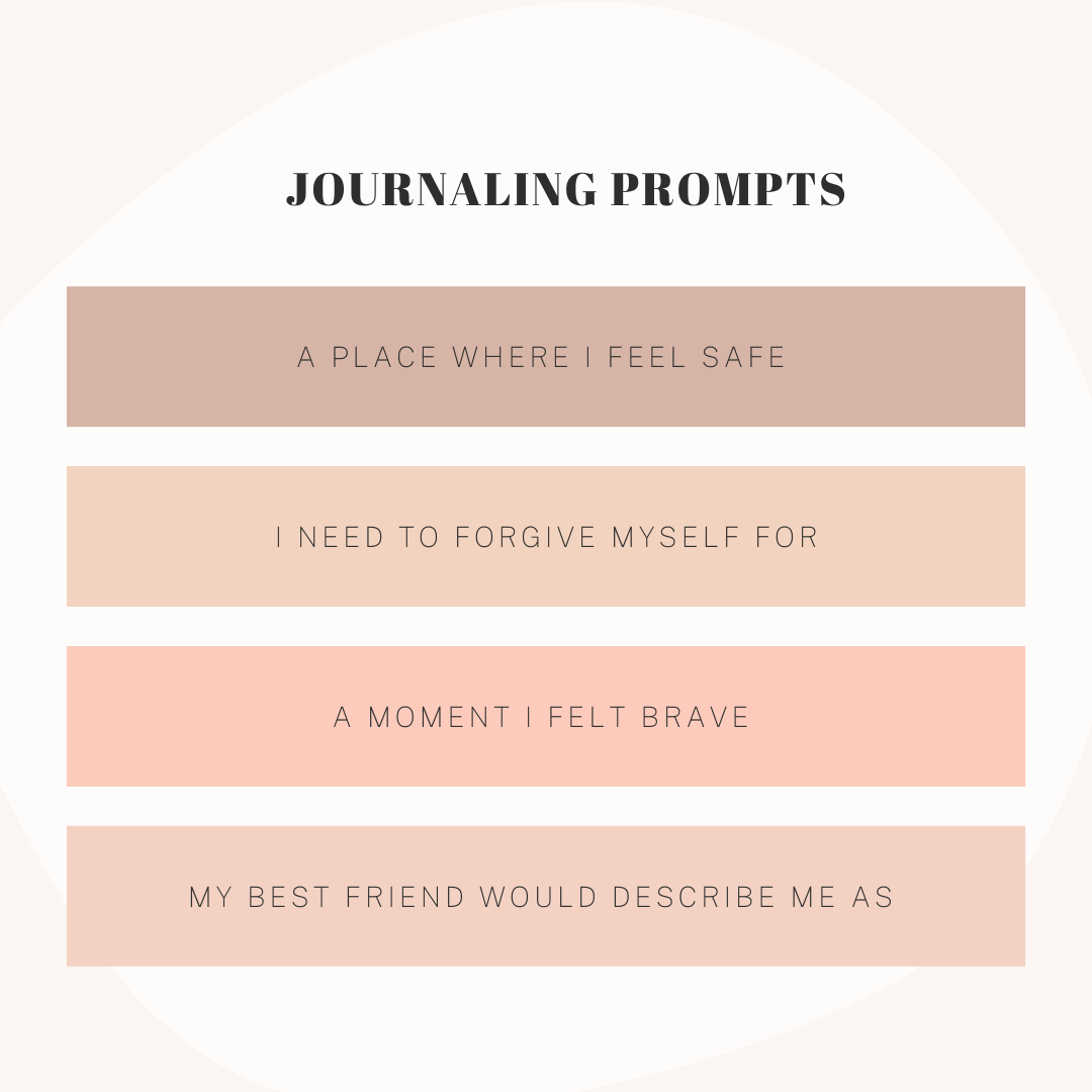 4 Journaling Prompts for Self Care | theselfcarespace.co
